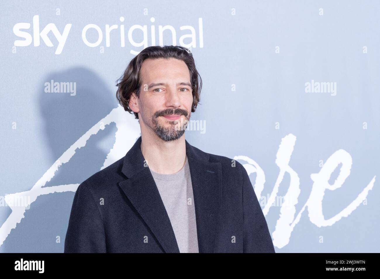 Rome, Italy. 12th Feb, 2024. Italian actor Alessandro Tedeschi attends ...