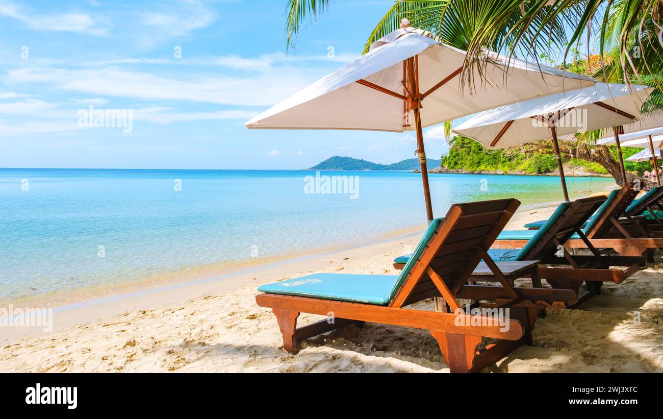 Koh Samet Island Rayong Thailand, white tropical beach of Samed Island ...