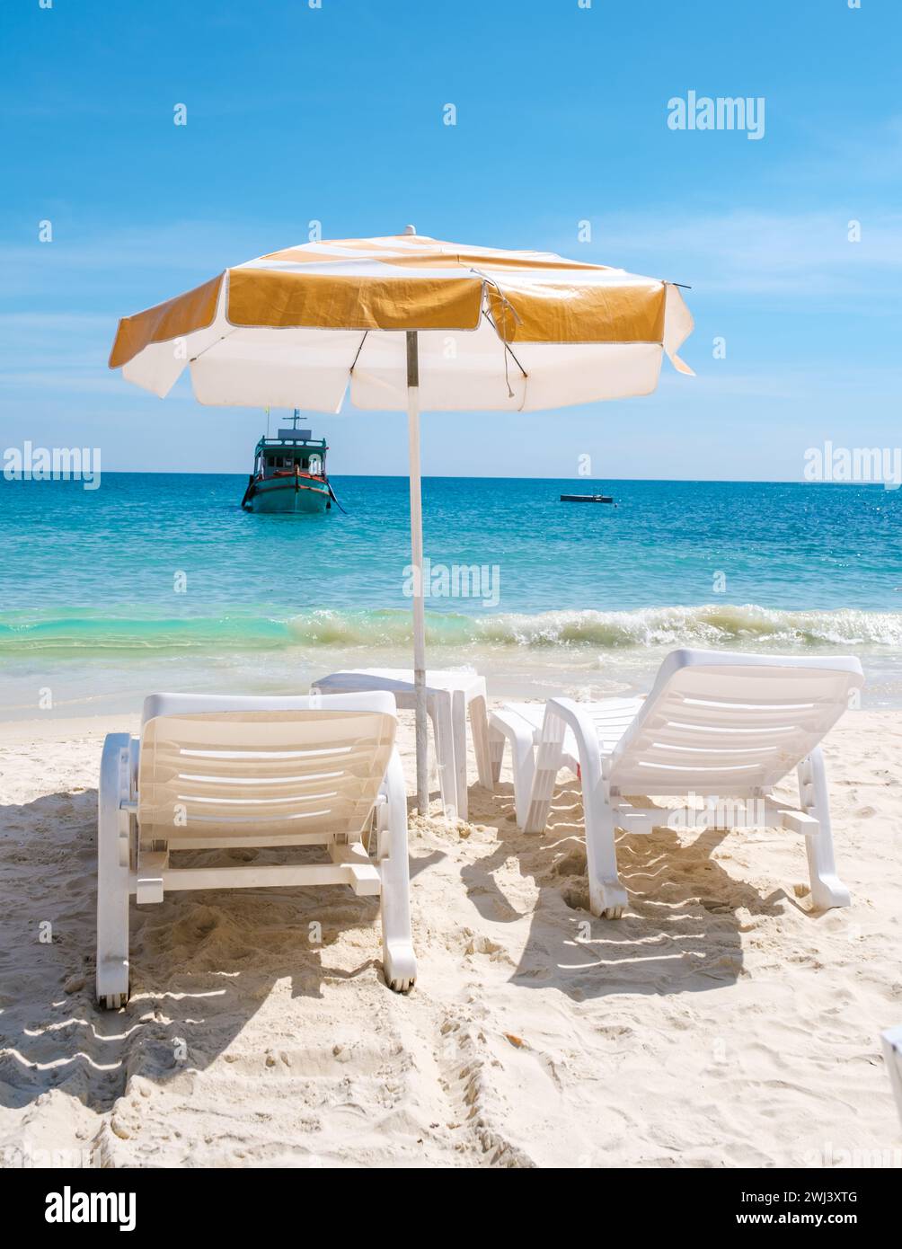 Koh Samet Island Rayong Thailand, white tropical beach of Samed Island ...