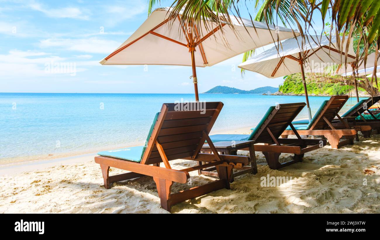 Koh Samet Island Rayong Thailand, white tropical beach of Samed Island ...