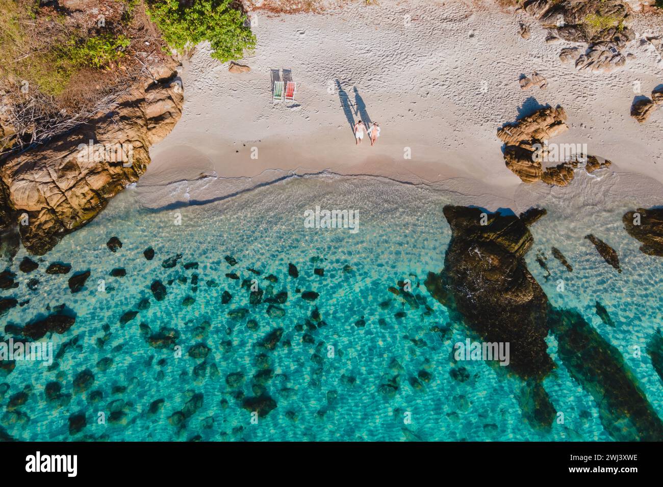 Aerial view woman in beautiful hi-res stock photography and images - Alamy