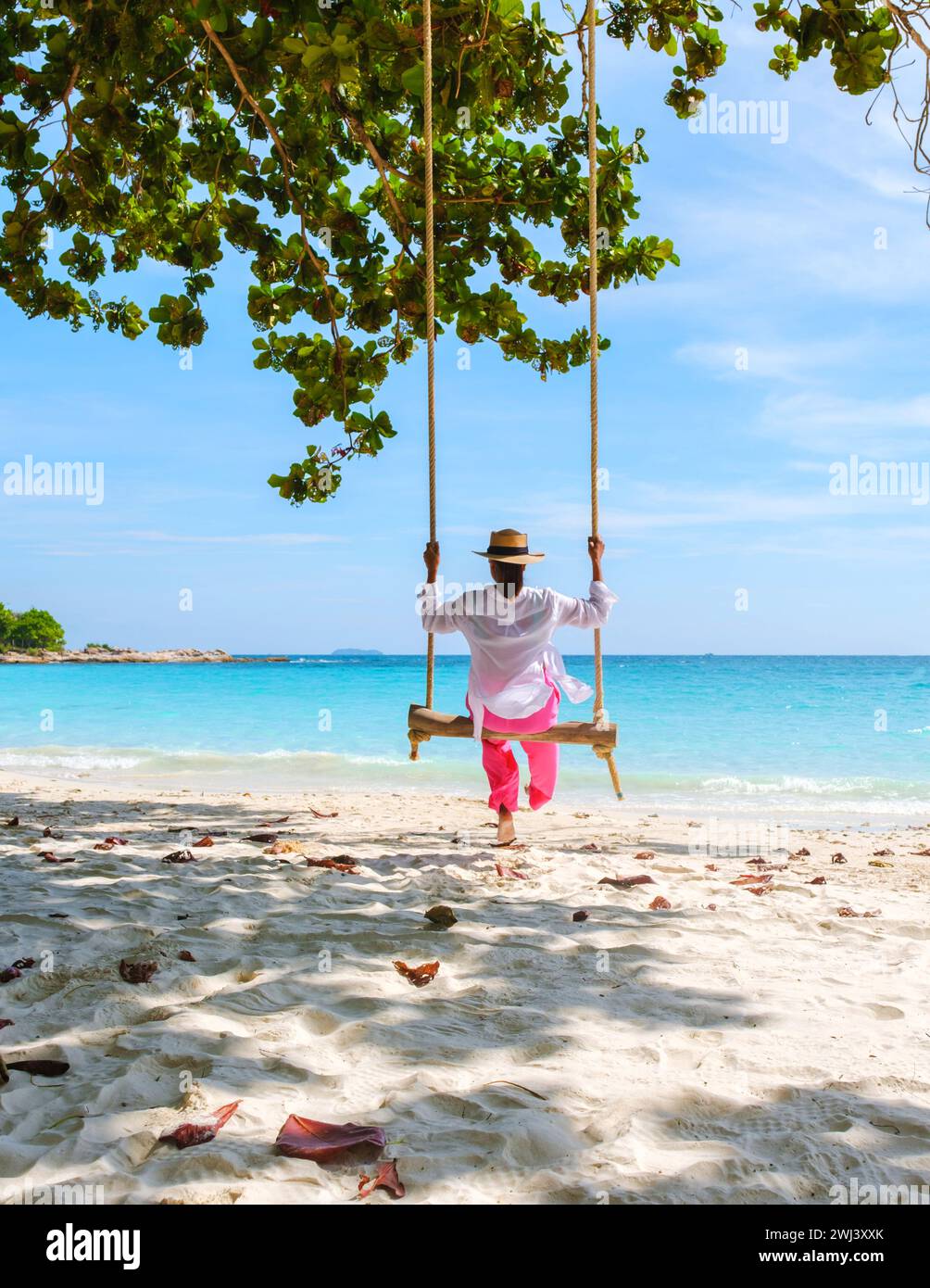 Koh Samet Island Rayong Thailand, white tropical beach of Samed Island ...