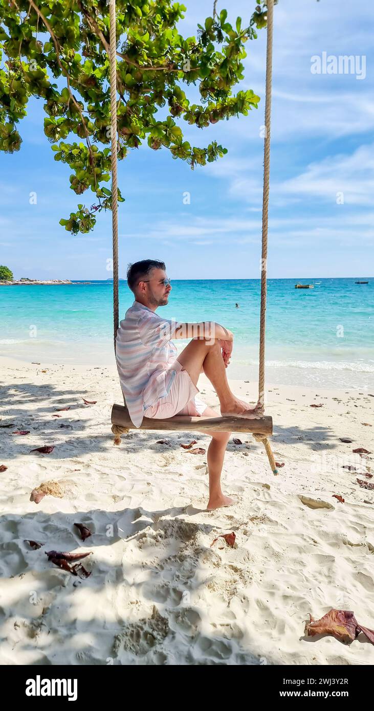 Koh Samet Island Rayong Thailand, white tropical beach of Samed Island ...