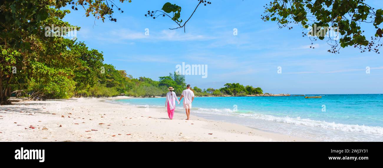 Koh Samet Island Rayong Thailand, white tropical beach of Samed Island ...