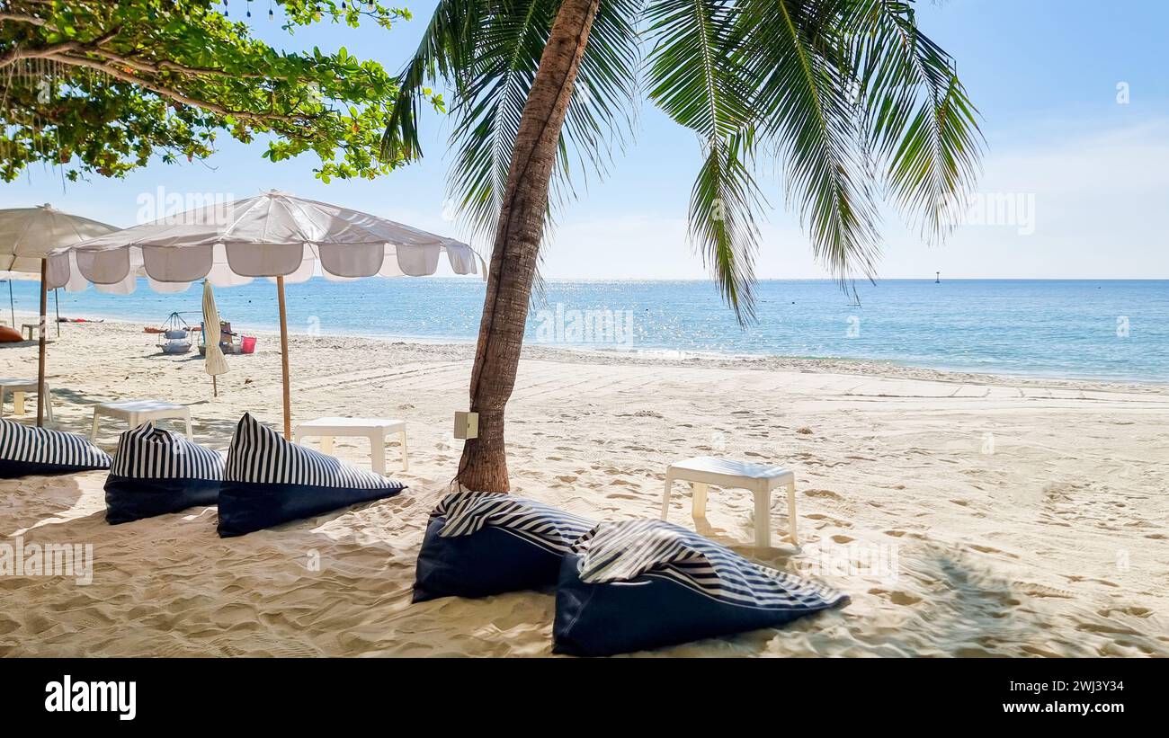 Koh Samet Island Rayong Thailand, white tropical beach of Samed Island ...