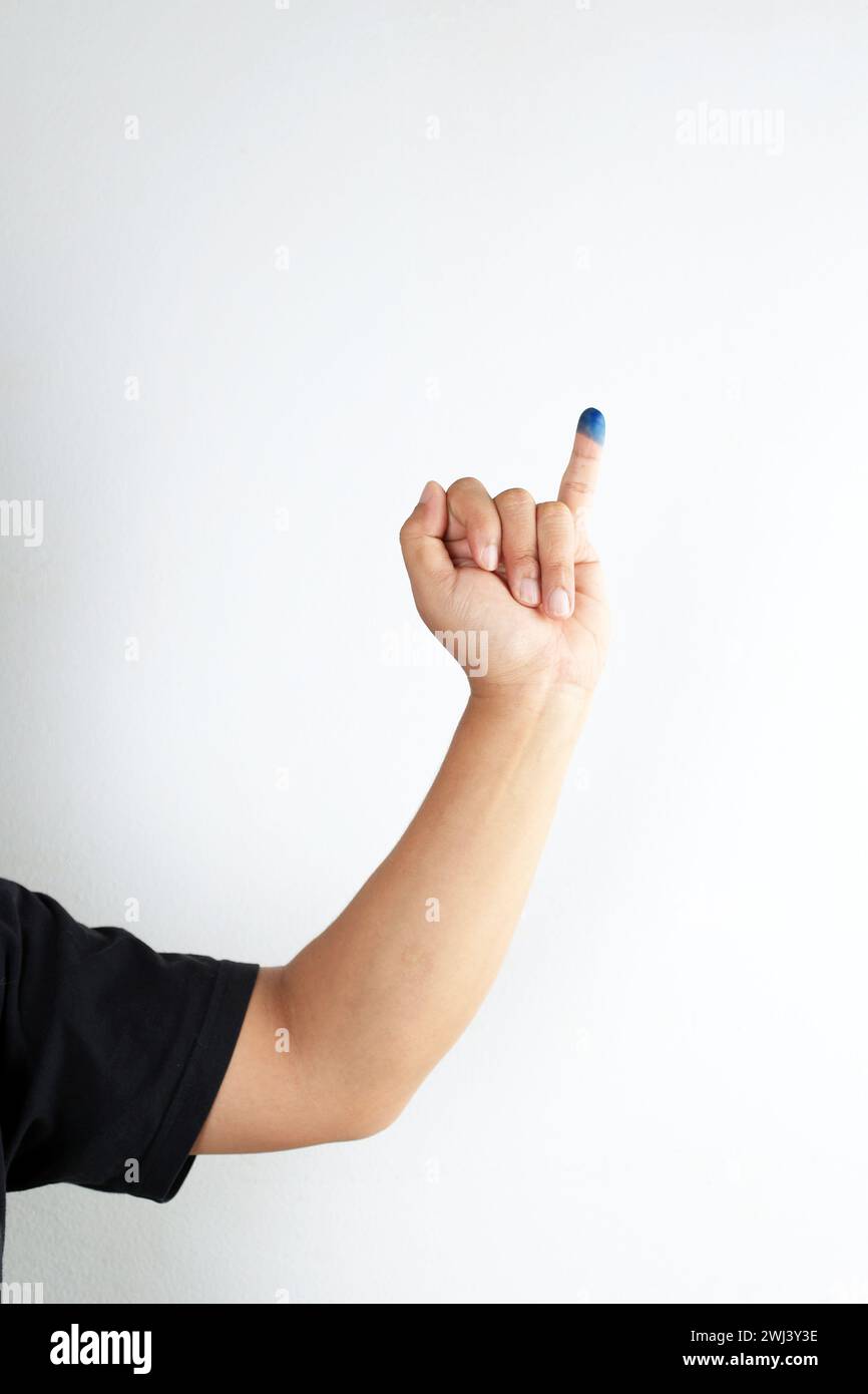Ink finger voting hi-res stock photography and images - Alamy