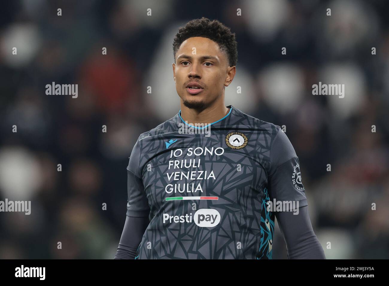 Turin, Italy. 12th Feb, 2024. Maduka Okoye of Udinese Calcio looks on ...