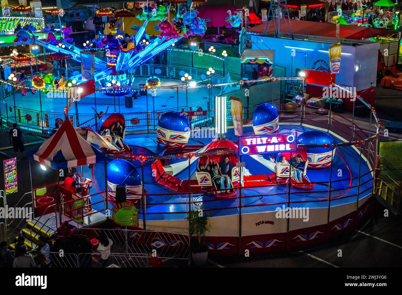 An annual state fair held at Fairgrounds Phoenix, Arizona Stock Photo ...