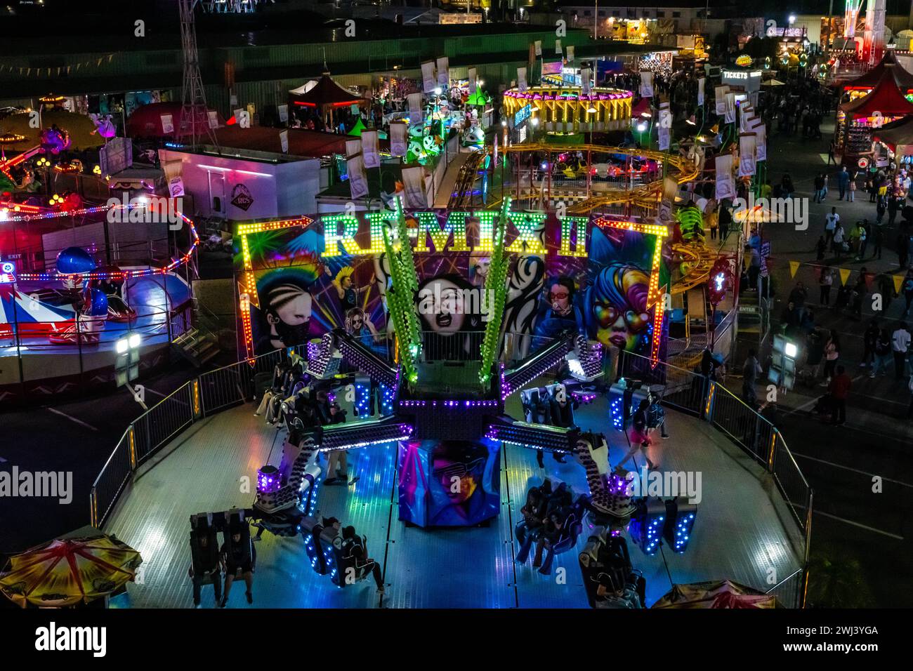 An annual state fair held at Fairgrounds Phoenix, Arizona Stock Photo ...