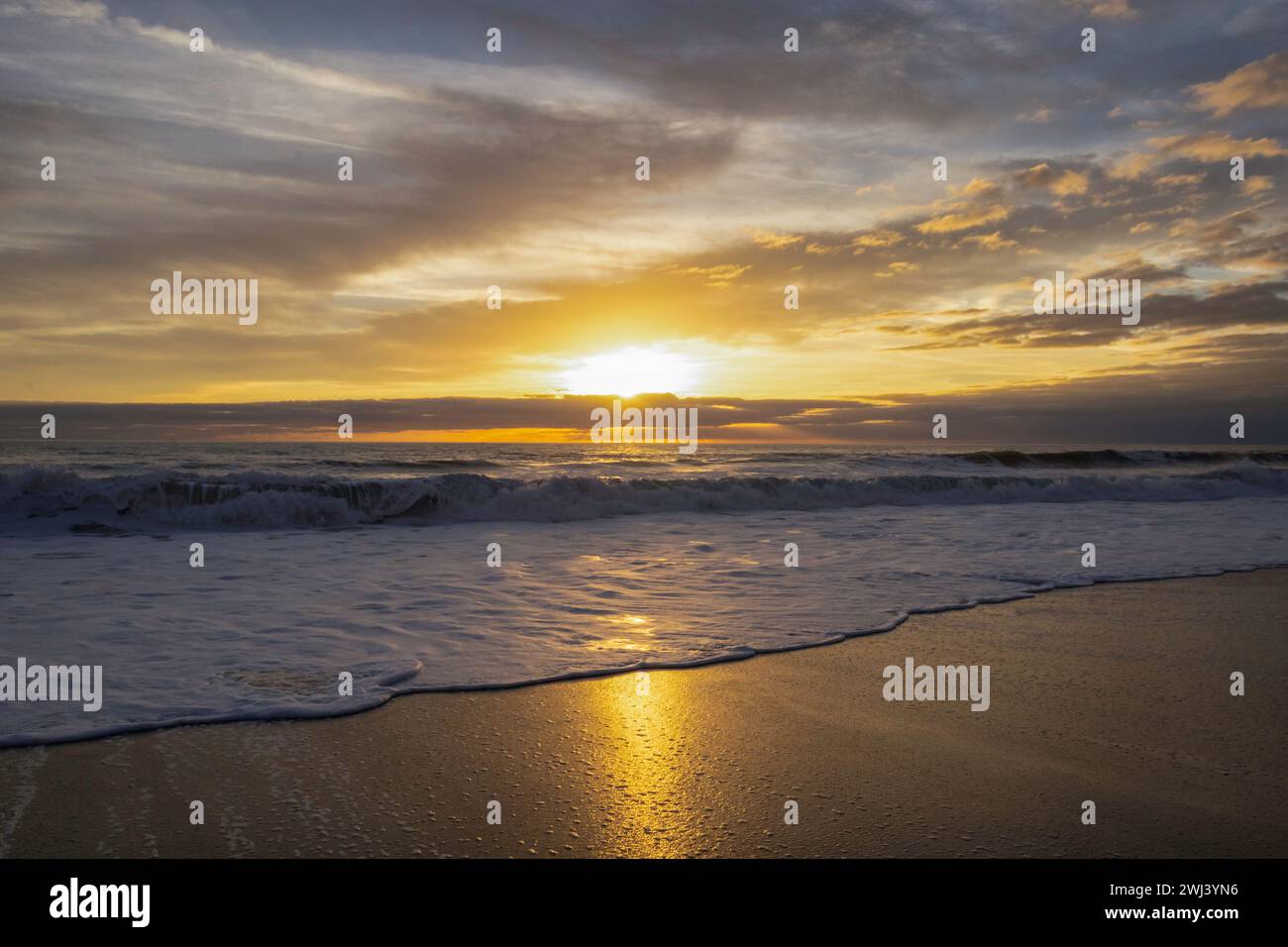 Footsteps on the beach Stock Photo - Alamy