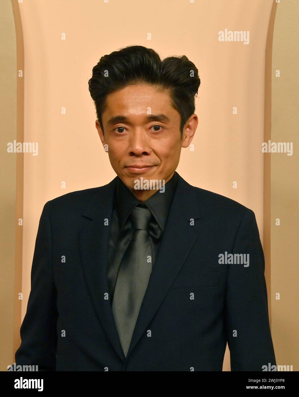 Los Angeles, Beverly Hills. 12th Feb, 2024. Kazu Hiro attends the 96th annual Oscars nominees ...