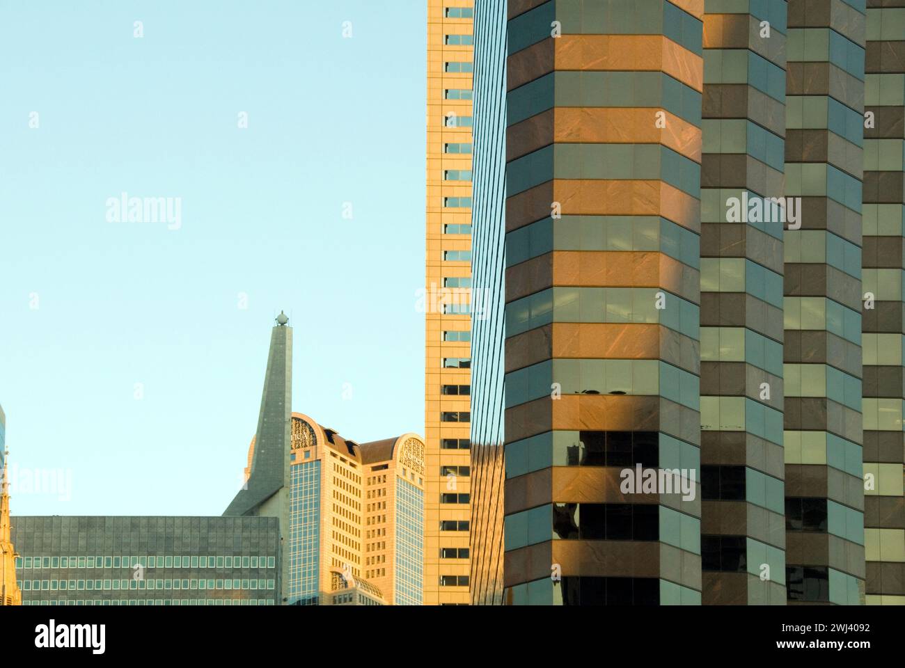buildings in city center - Dallas, Texas Stock Photo - Alamy