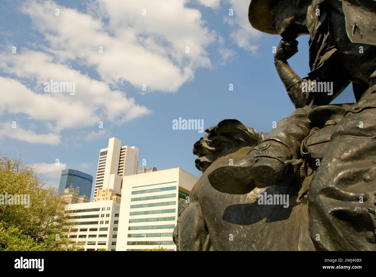 Pioneer Plaza Cattle Drive is the world's largest bronze monument. The ...