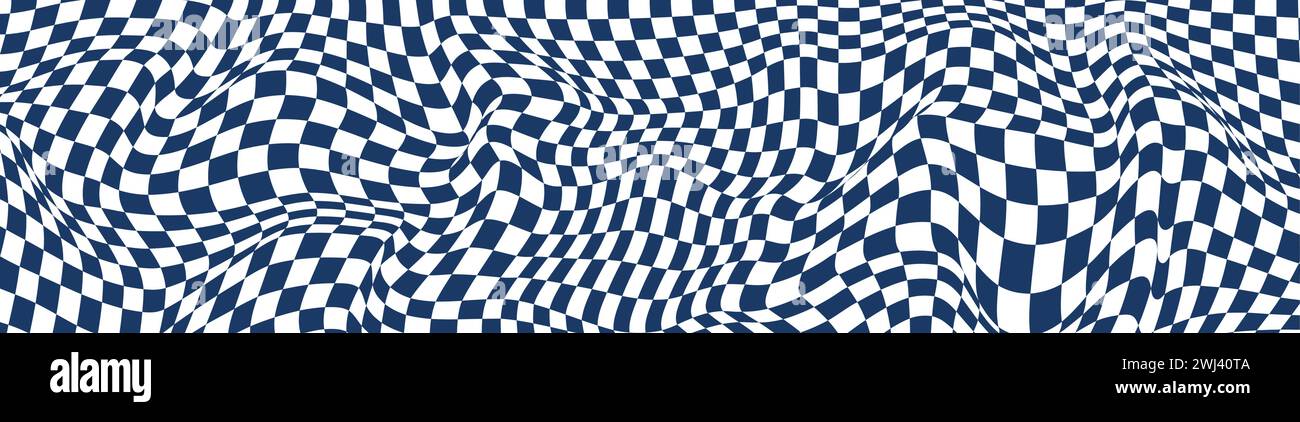 Seamless checker pattern with black and white squares, creating chess board texture. Abstract ...