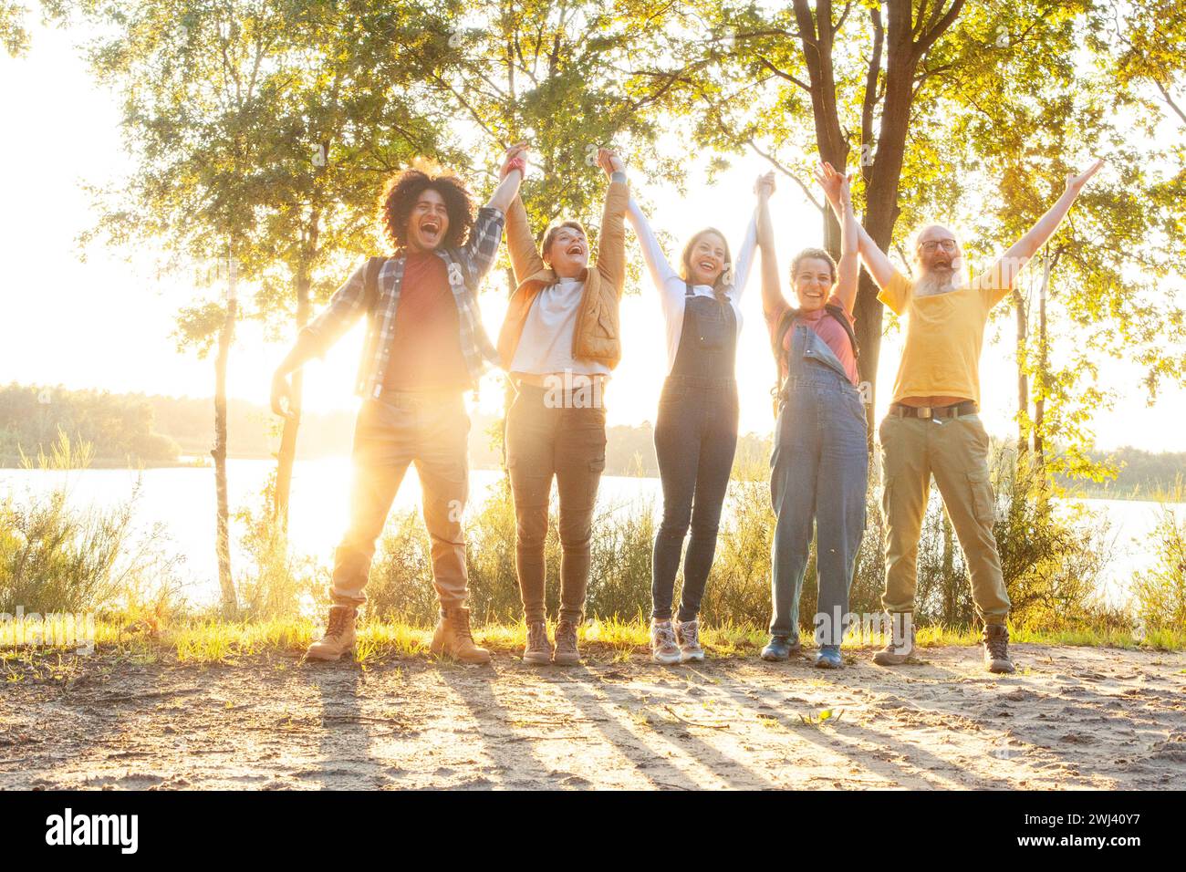 Raised spirits hi-res stock photography and images - Alamy