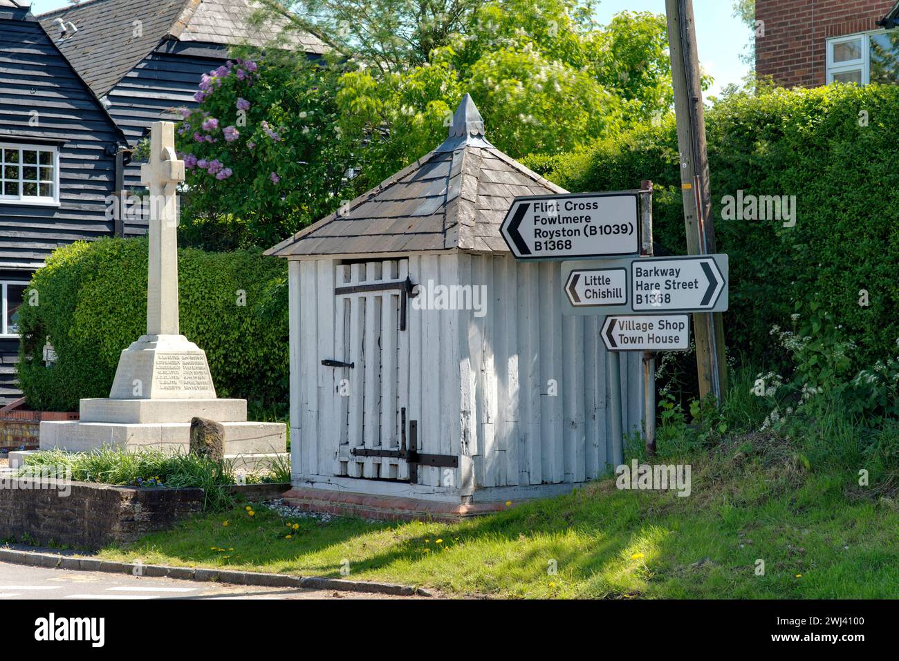 Village lock-ups. Barley, Bedfordshire, built in the late 18th.century ...