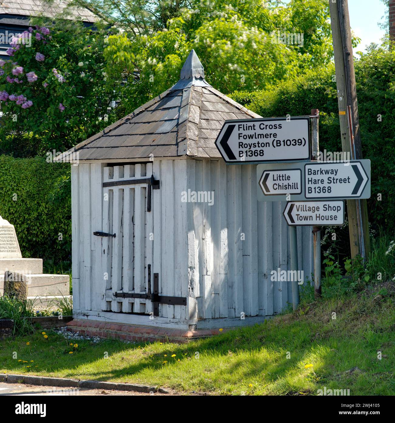 Village lock-ups. Barley, Bedfordshire, built in the late 18th.century ...