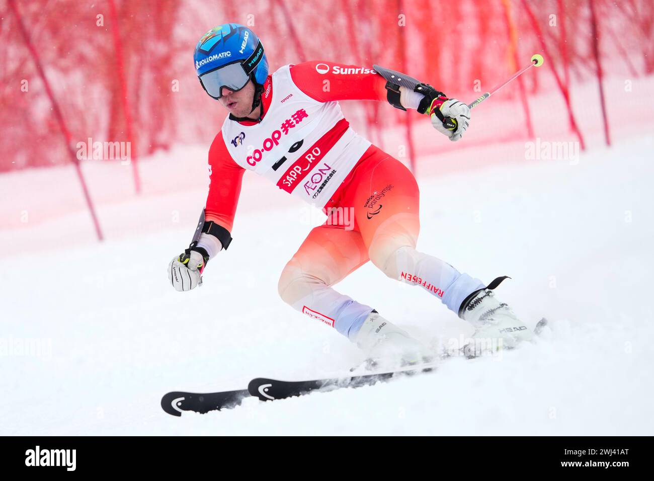Sapporo, Japan. 10th Feb, 2024. Robin Cuche (SUI) Alpine Skiing : Men's ...