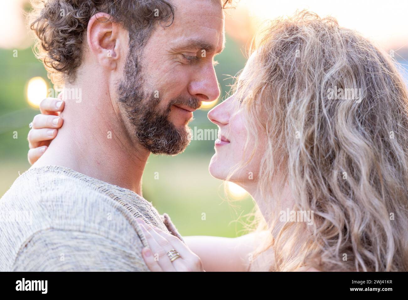 Embrace romantic comfort hi-res stock photography and images - Alamy