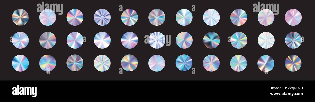 Silver hologram sticker with metallic foil texture. secure holograph ...