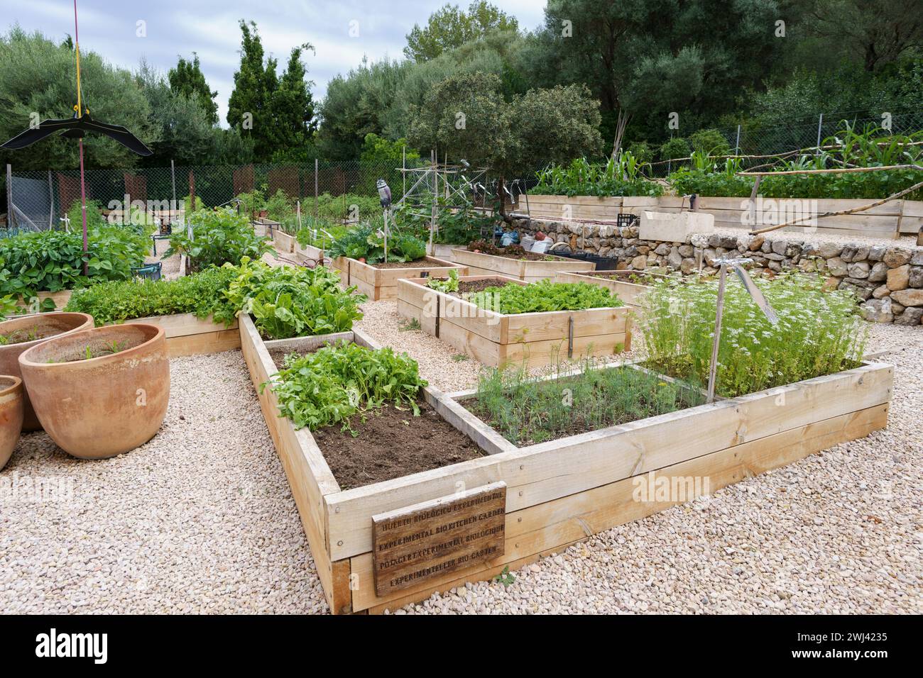 Sustainable ecological garden Stock Photo - Alamy
