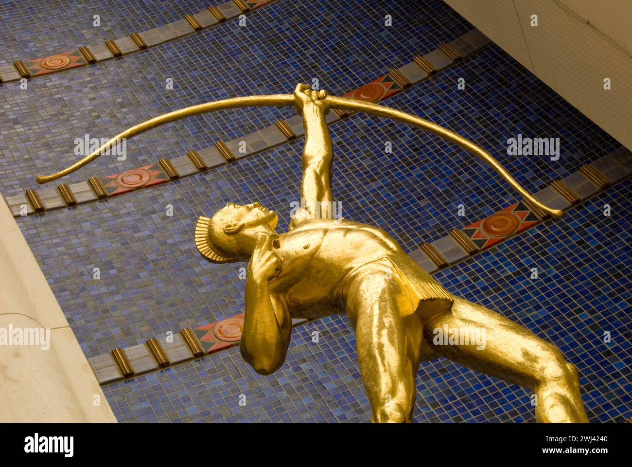 "Tejas Warrior" by Allie Victoria Tennant in 1936 stands in front of ...