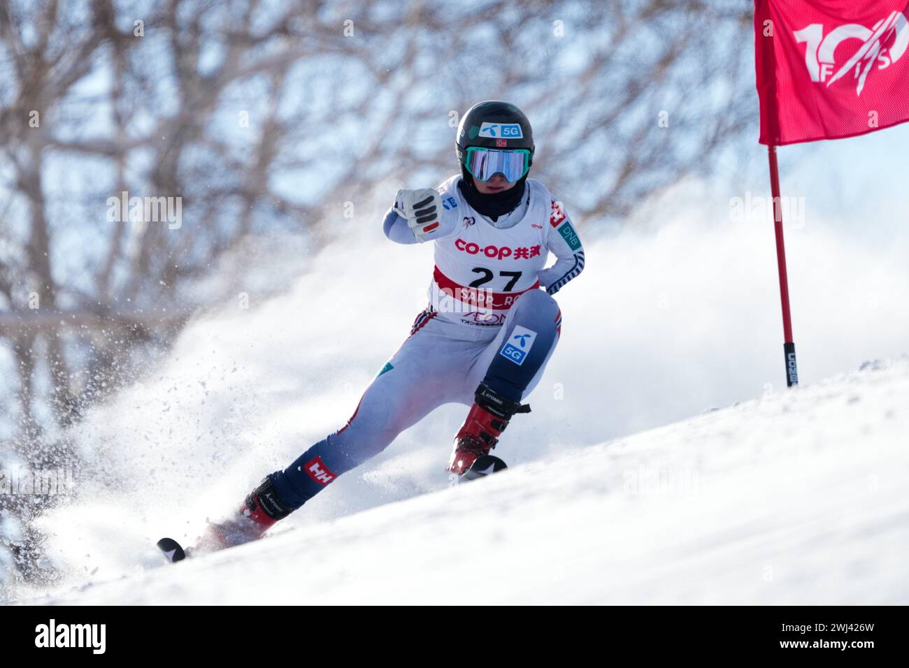 Sapporo, Japan. 10th Feb, 2024. Marcus Nilsson Grasto (NOR) Alpine ...