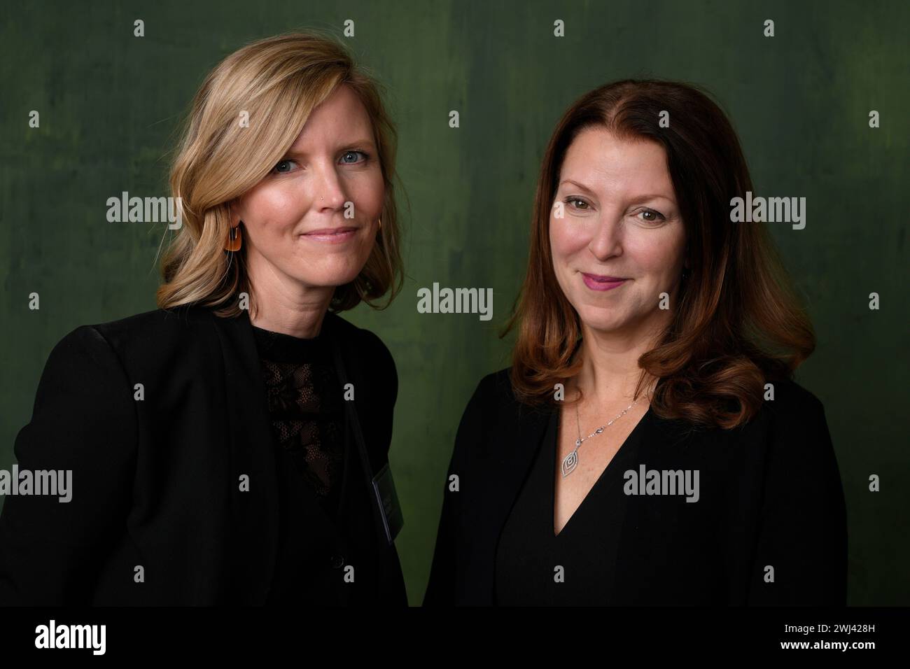 Michelle Mizner, left, and Raney Aronson-Rath pose for a portrait ...