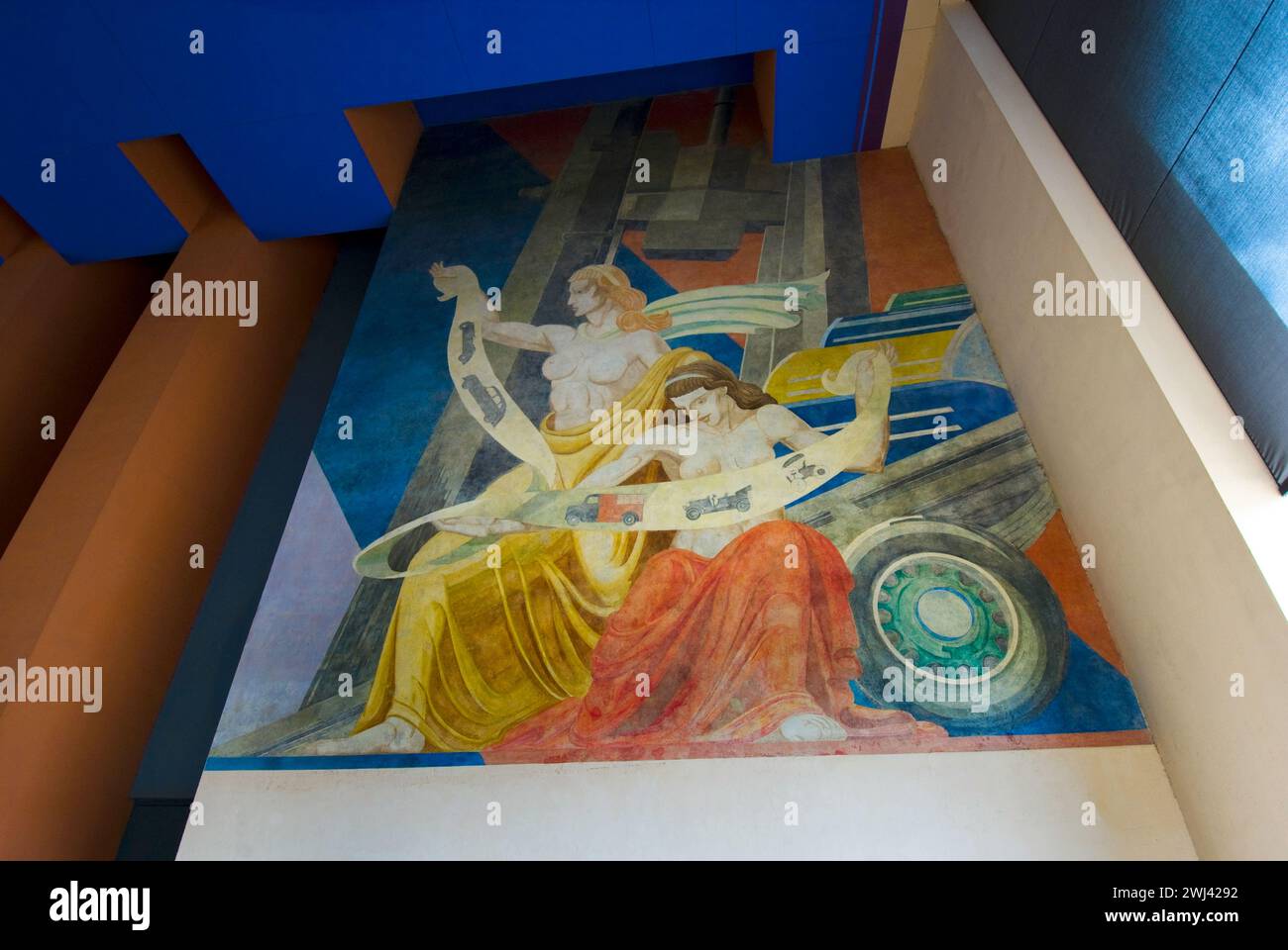 "Old Methords of Transportation" mural by Carlo Ciampaglia - Centennial ...