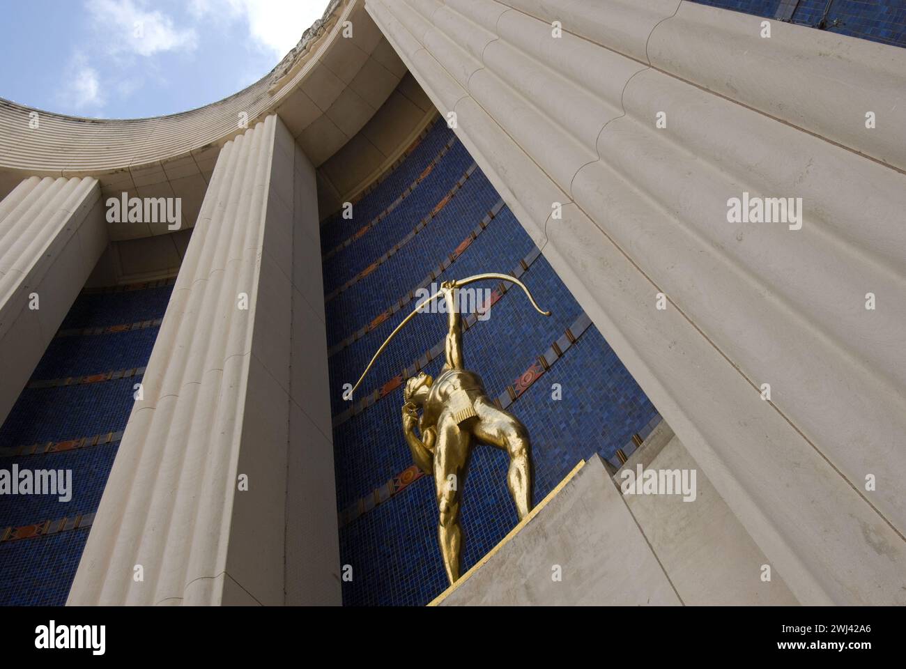 "Tejas Warrior" by Allie Victoria Tennant in 1936 stands in front of ...