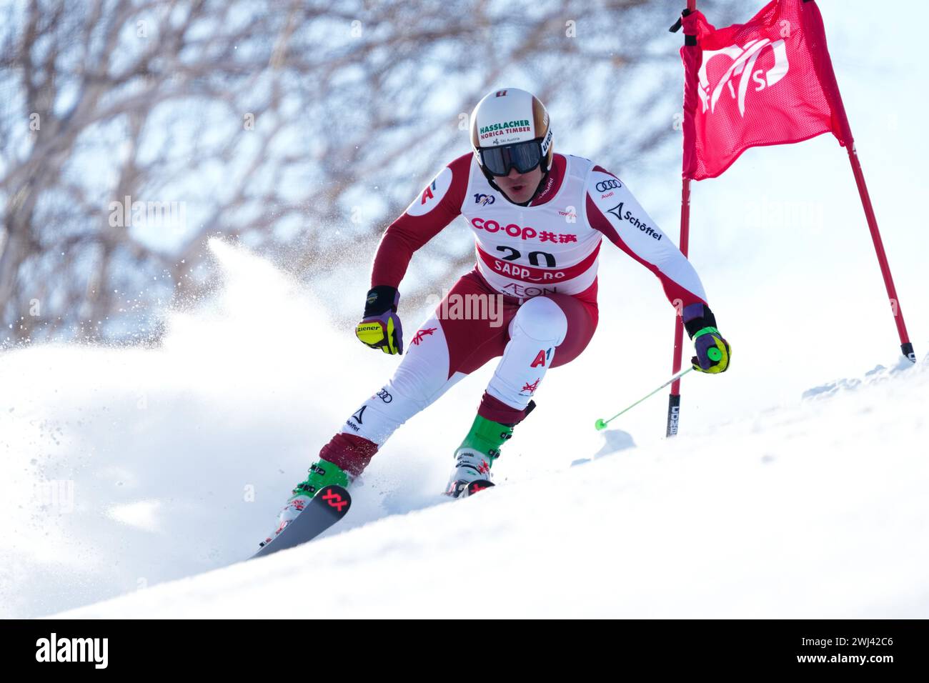 Sapporo, Japan. 10th Feb, 2024. Markus Salcher (AUT) Alpine Skiing ...