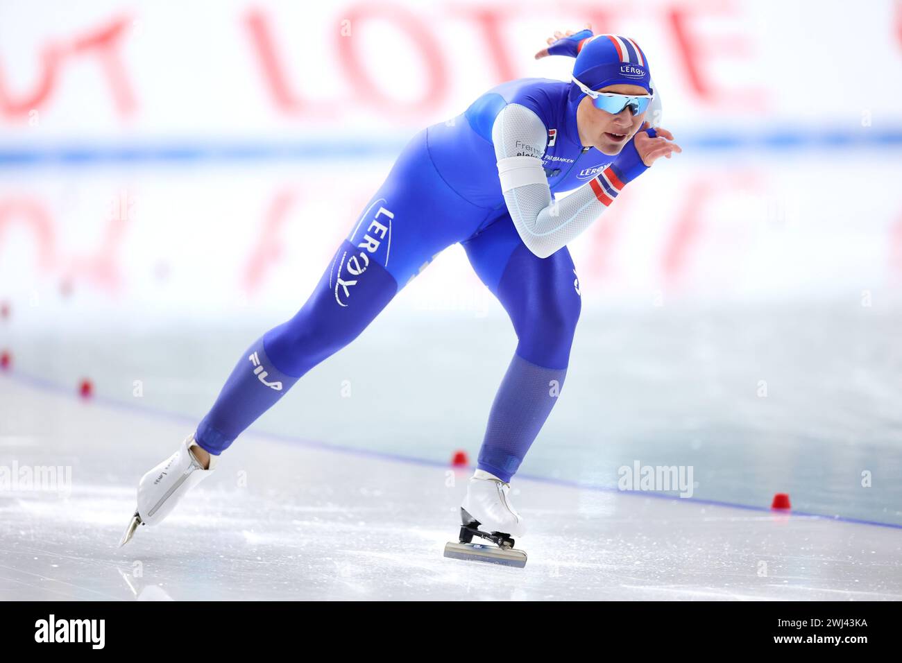 Aomori, Japan. 9th Feb, 2024. Aurora Grinden Lovas (NOR) Speed Skating ...