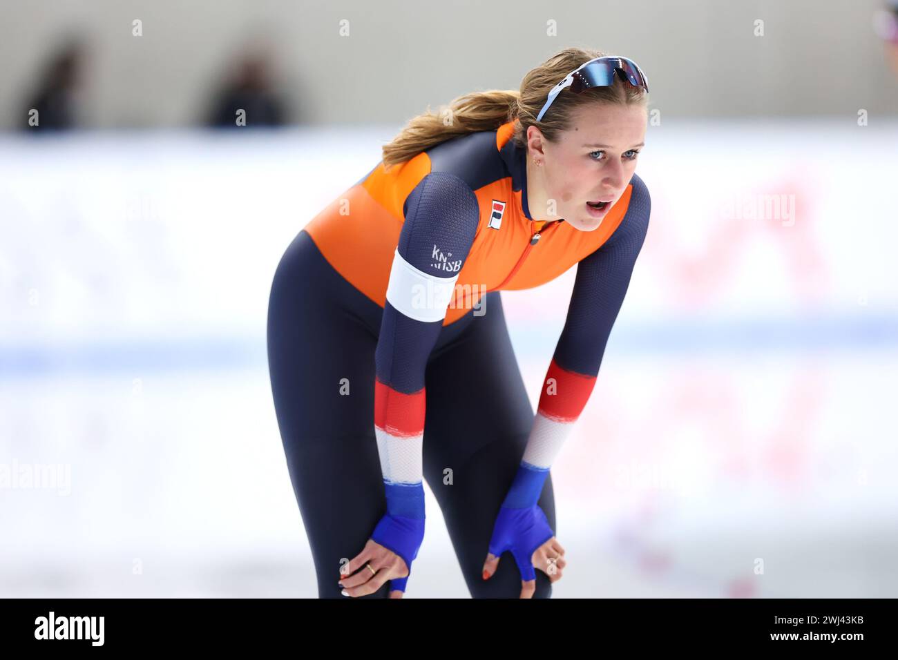 Aomori, Japan. 9th Feb, 2024. Meike Veen (NED) Speed Skating : ISU ...