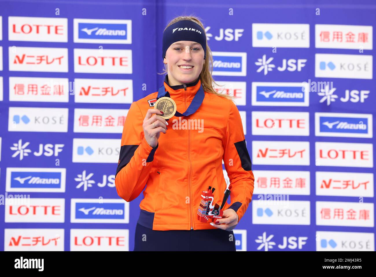 Aomori, Japan. 10th Feb, 2024. Meike Veen (NED) Speed Skating : ISU ...
