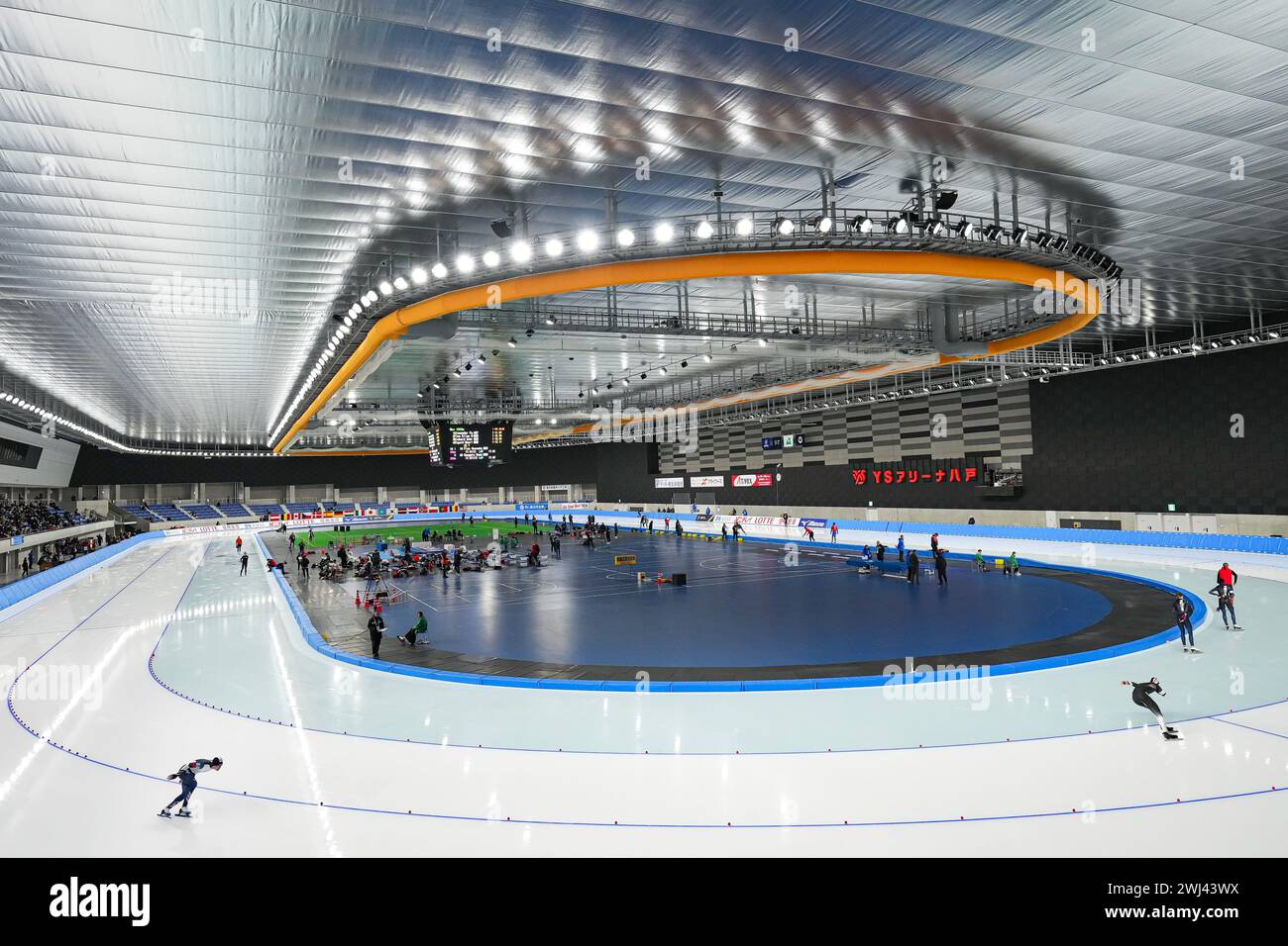 Aomori, Japan. 10th Feb, 2024. General view Speed Skating : ISU World ...