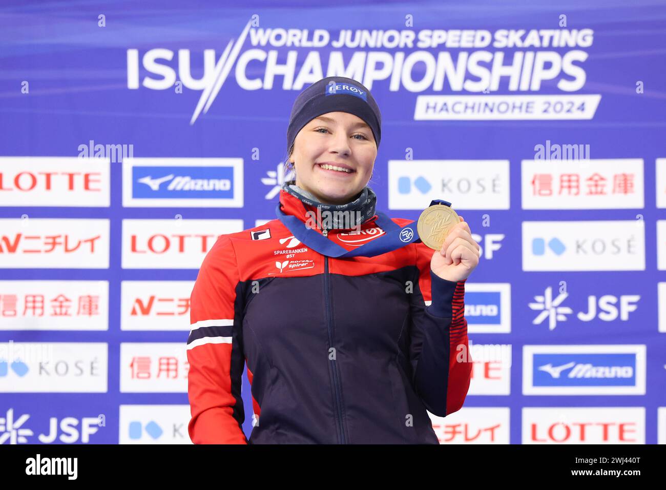 Aomori, Japan. 10th Feb, 2024. Aurora Grinden Lovas (NOR) Speed Skating ...