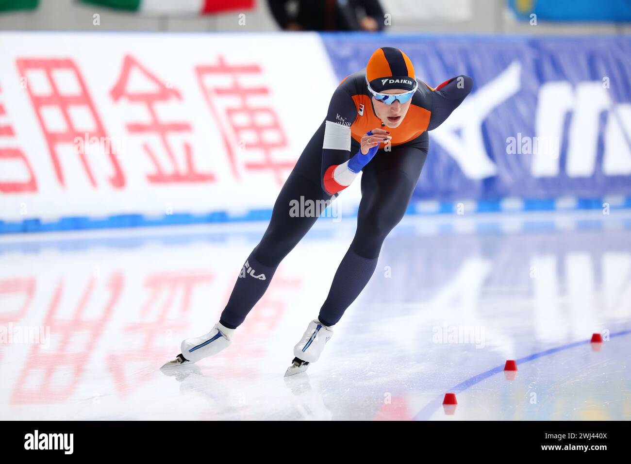 Aomori, Japan. 10th Feb, 2024. Meike Veen (NED) Speed Skating : ISU ...