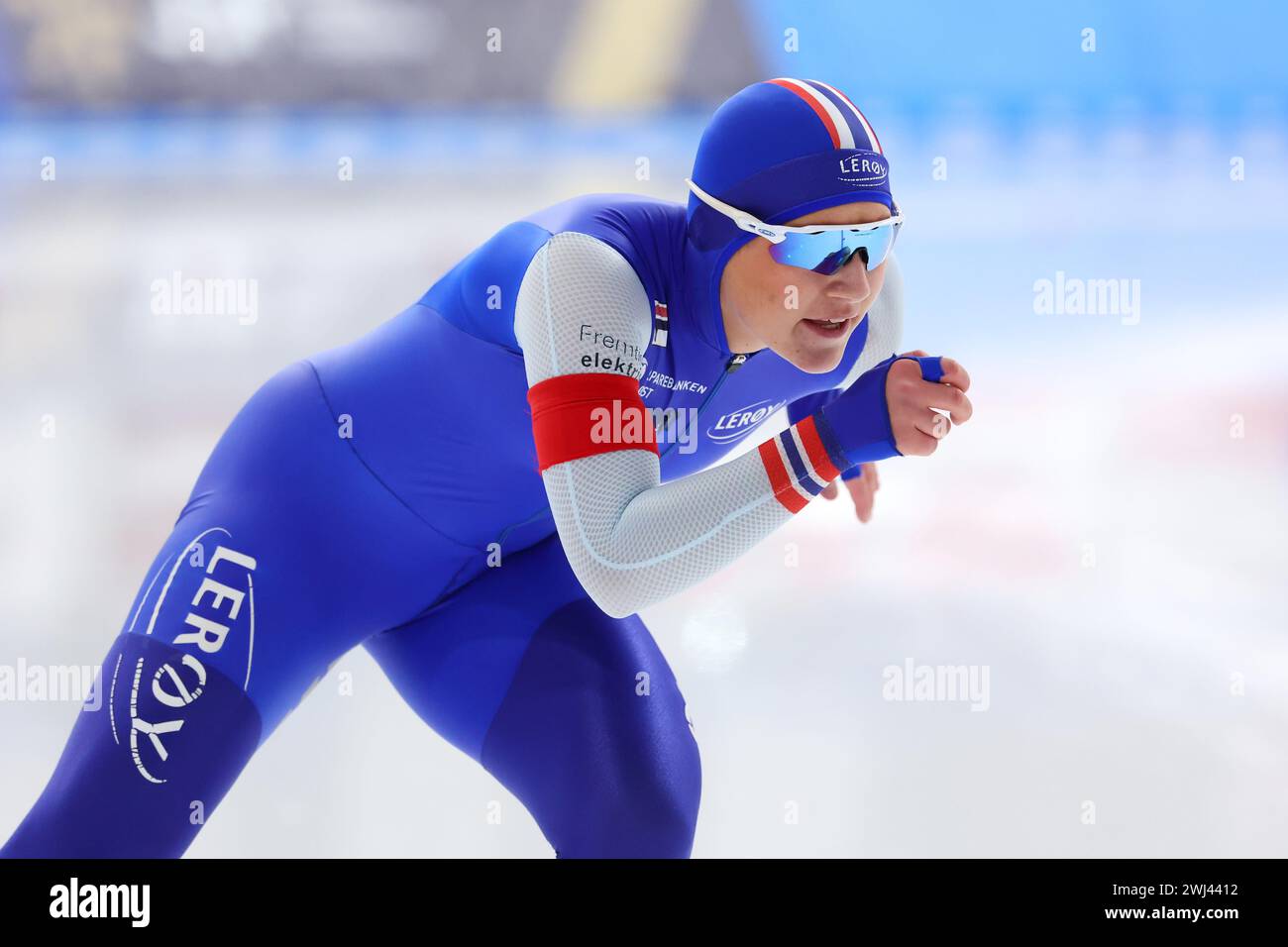 Aomori, Japan. 10th Feb, 2024. Aurora Grinden Lovas (NOR) Speed Skating ...