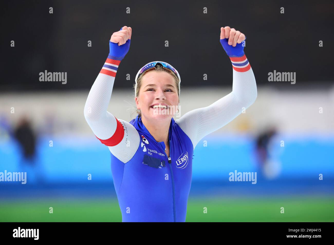 Aomori, Japan. 10th Feb, 2024. Aurora Grinden Lovas (NOR) Speed Skating ...
