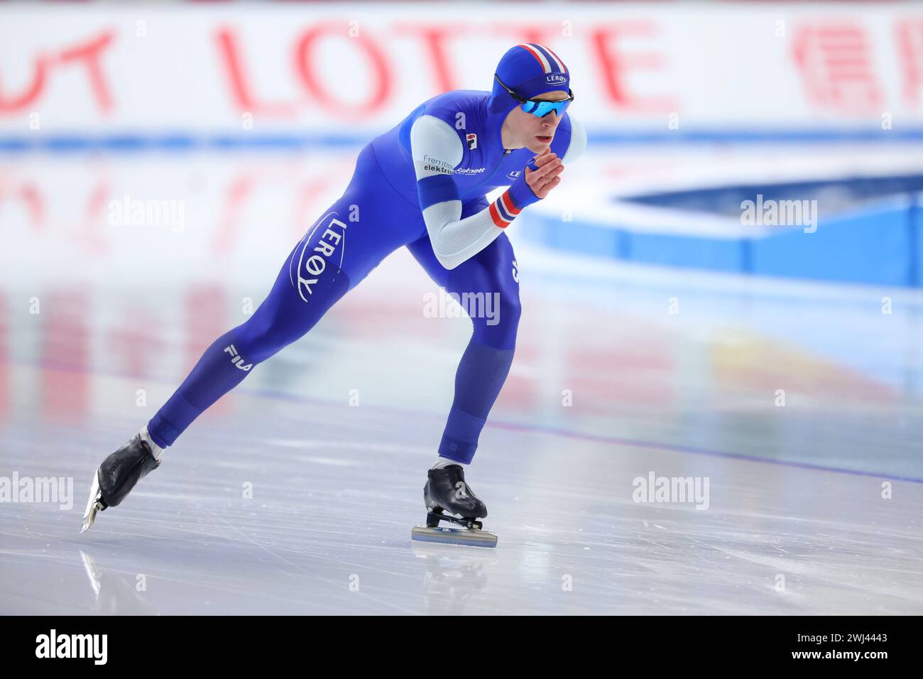 Aomori, Japan. 10th Feb, 2024. Didrik Eng Strand (NOR) Speed Skating ...