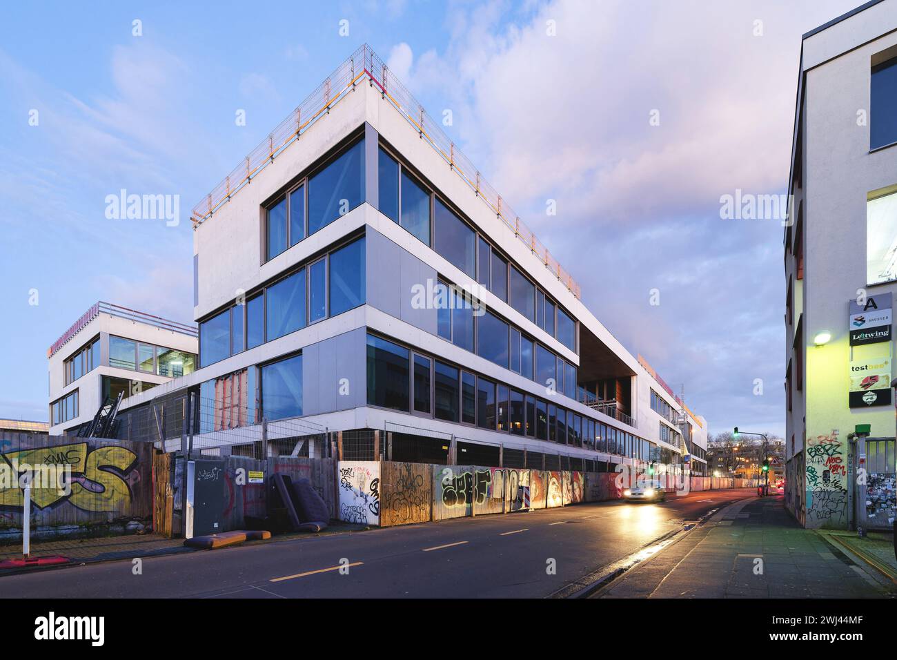 Cologne, Germany February 12 2024: Construction site of the new Helios ...