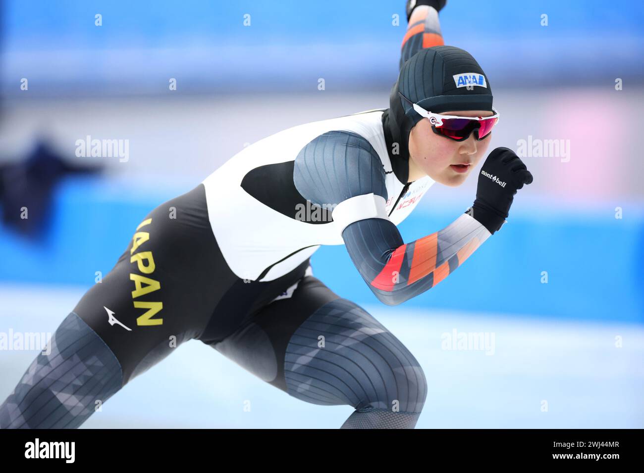Aomori, Japan. 9th Feb, 2024. Emika Miyagawa (JPN) Speed Skating : ISU ...