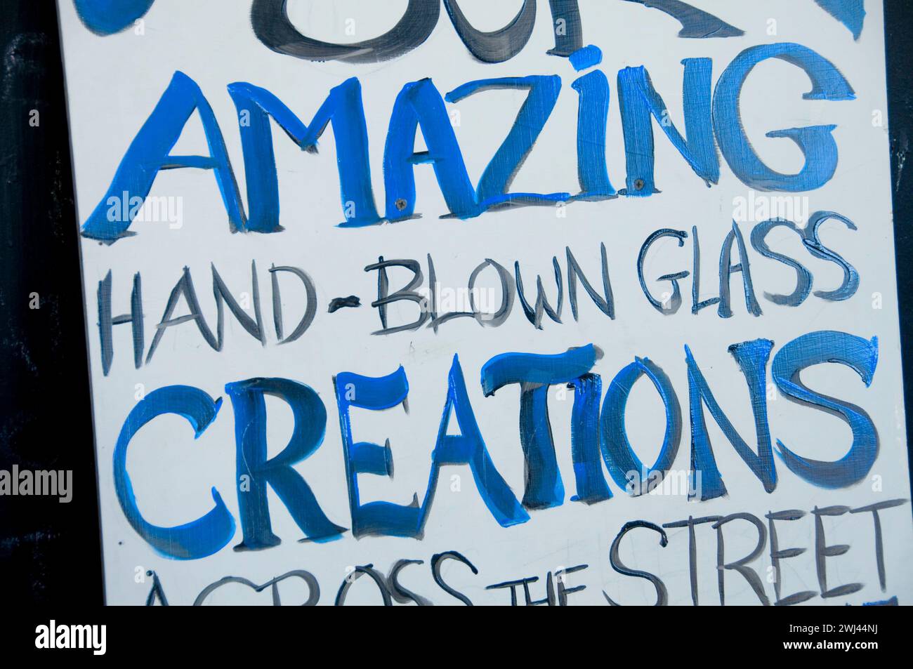 Glass blower sign hi-res stock photography and images - Alamy