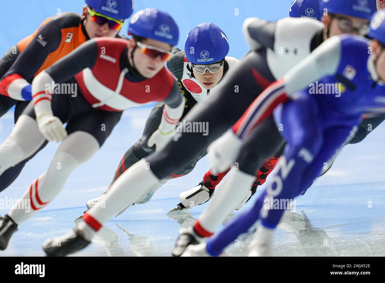 Aomori, Japan. 11th Feb, 2024. Yuta Fuchigami (JPN) Speed Skating : ISU ...
