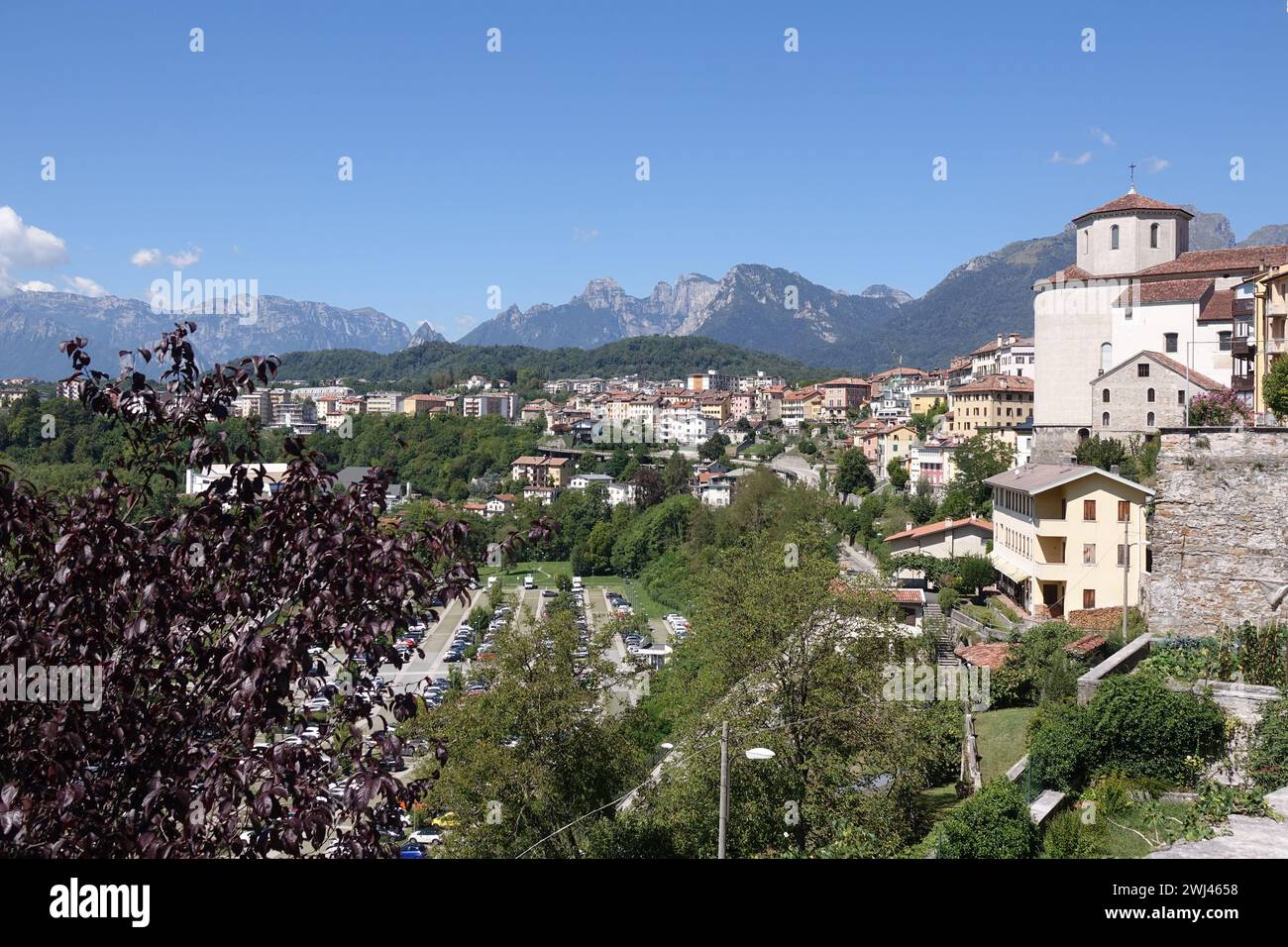 Old town of Belluno Stock Photo - Alamy