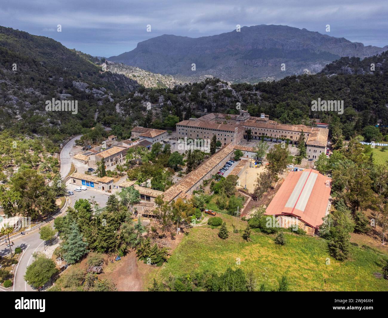 Sanctuary of Lluc Stock Photo - Alamy