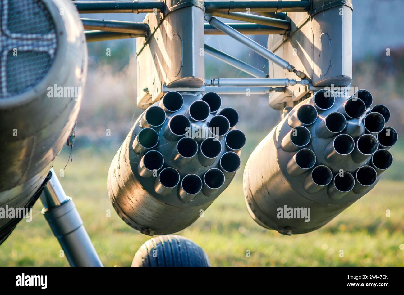 Helicopter rocket launcher hi-res stock photography and images - Alamy