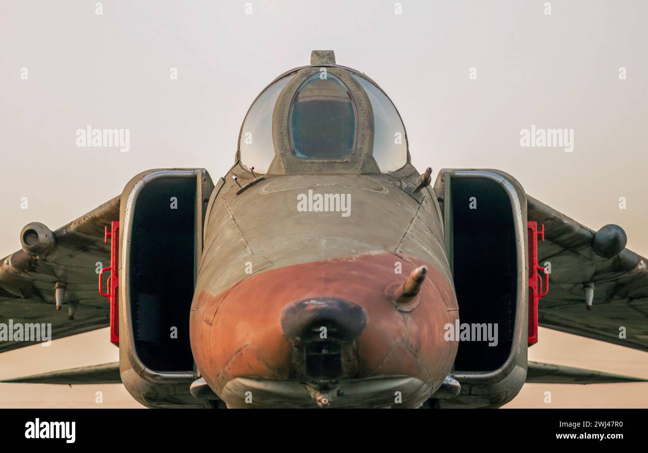 Old military army fighter aircraft close up Stock Photo - Alamy
