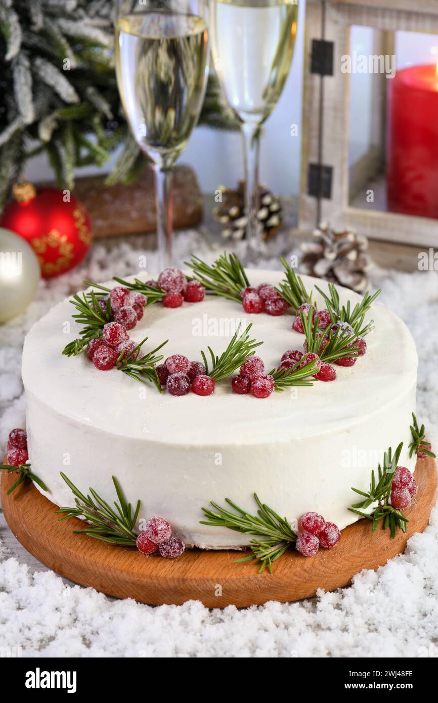 Red Velvet Cake is a traditional red chocolate cake topped with white ...