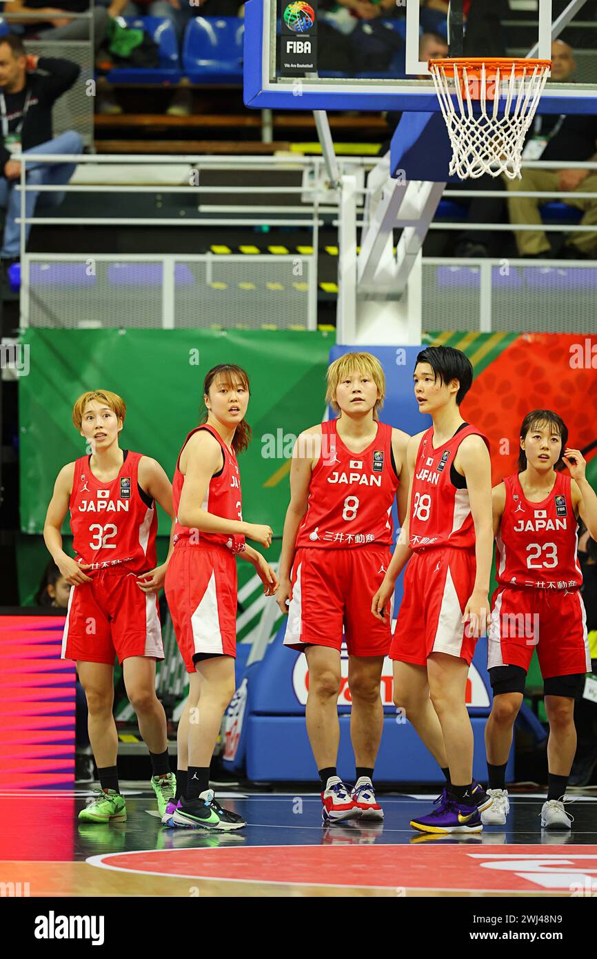 Sopron, Hungary. 11th Feb, 2024. Japan team group (JPN) Basketball ...